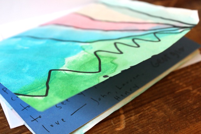 Make Cards Using Your Child’s Artwork