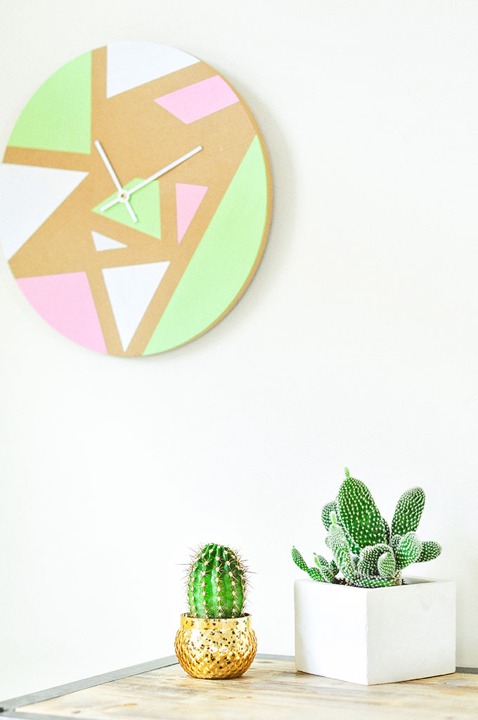 DIY \\ Geometric Wall Clock
