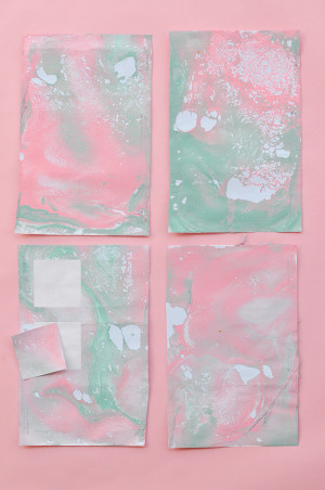 DIY \\ HOW TO MARBLE PAPER