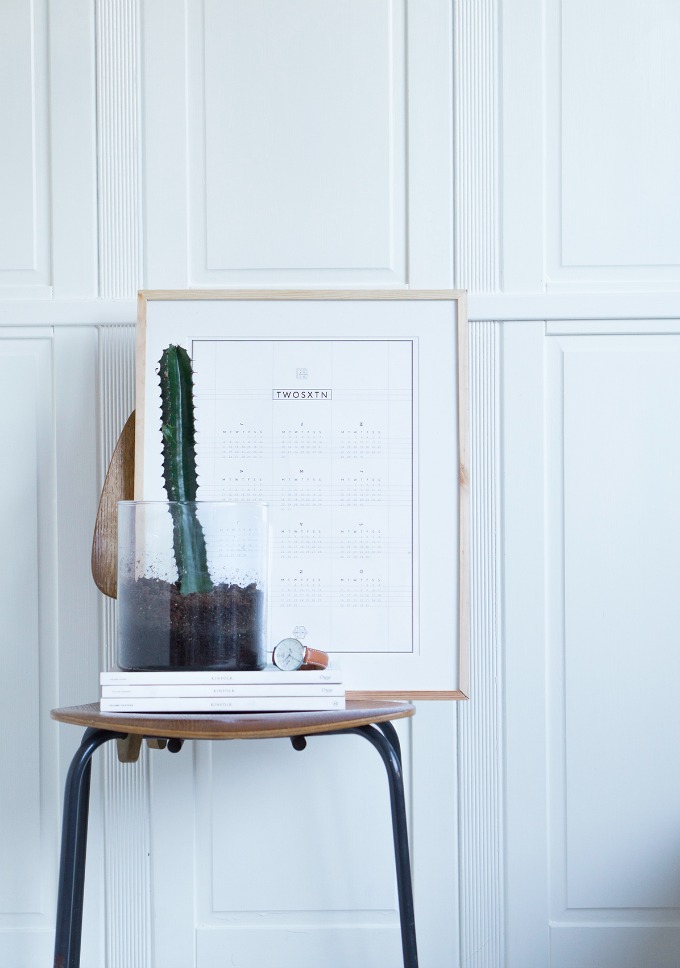 Printed \\ 23 Cool & Colorful Printable Calendars For 2016