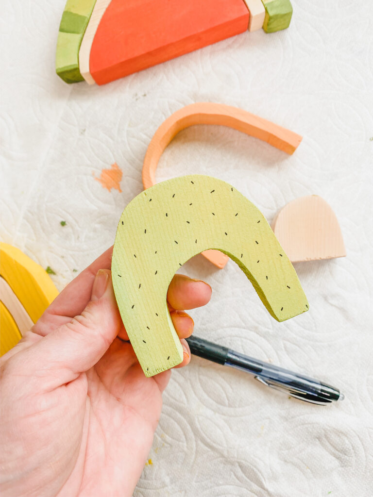 DIY Wooden Fruit Stacking Toys \\ #CoronaCrafting